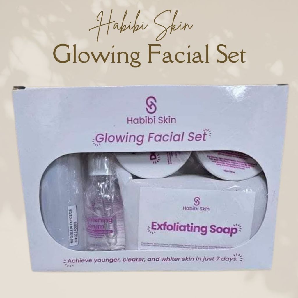 Habibi Skin 5in1 Glowing Facial Set | Shopee Philippines