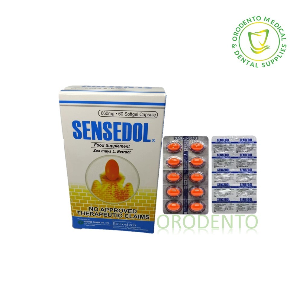 DENTAL Sensedol Food Supplement in Capsule Gel 660mg 60 softgel/box ...