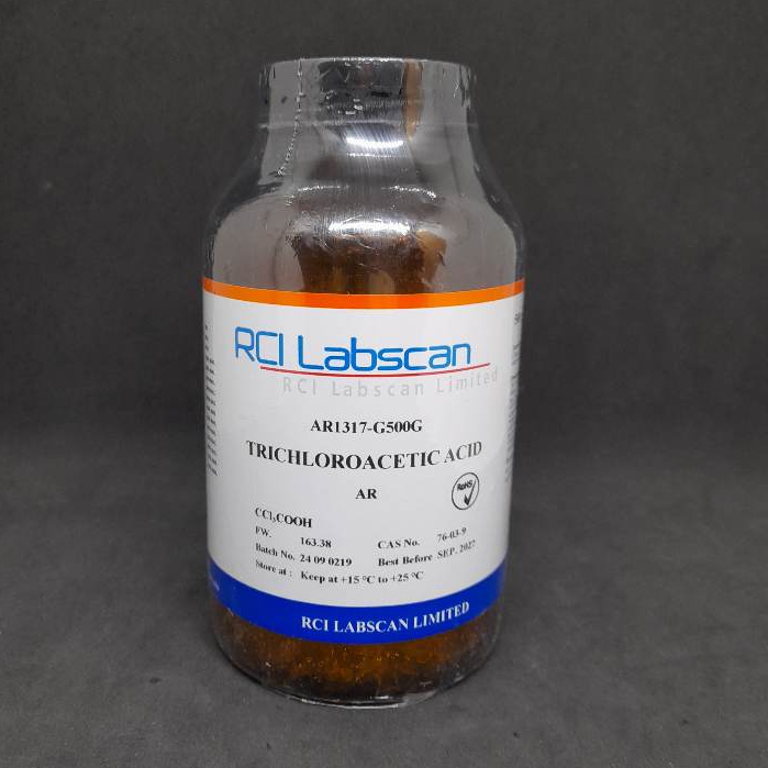 RCI LABSCAN Trichloroacetic Acid 500g AR Laboratory Analytical Reagent ACS Grade | Shopee ...