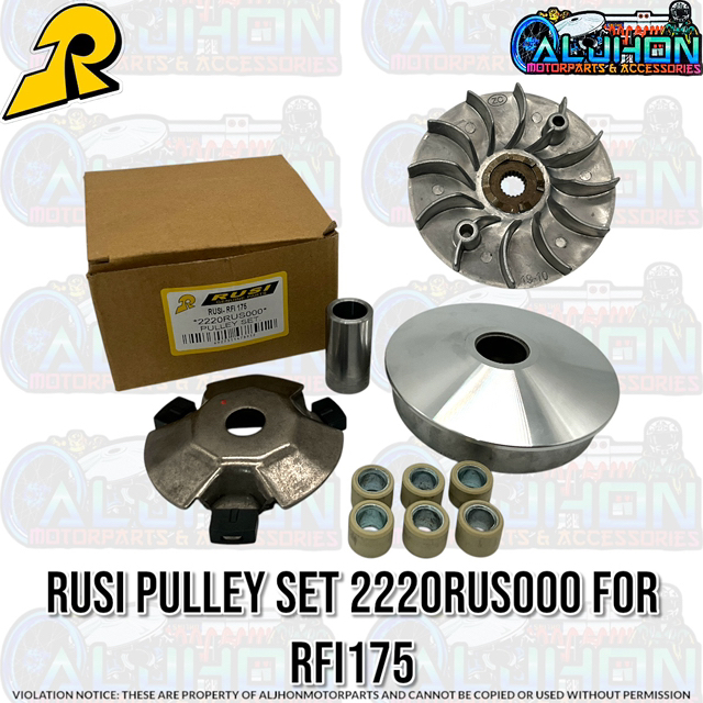 RUSI GENUINE PARTS PULLEY SET 2220RUS000 F0R RFI175 | Shopee Philippines
