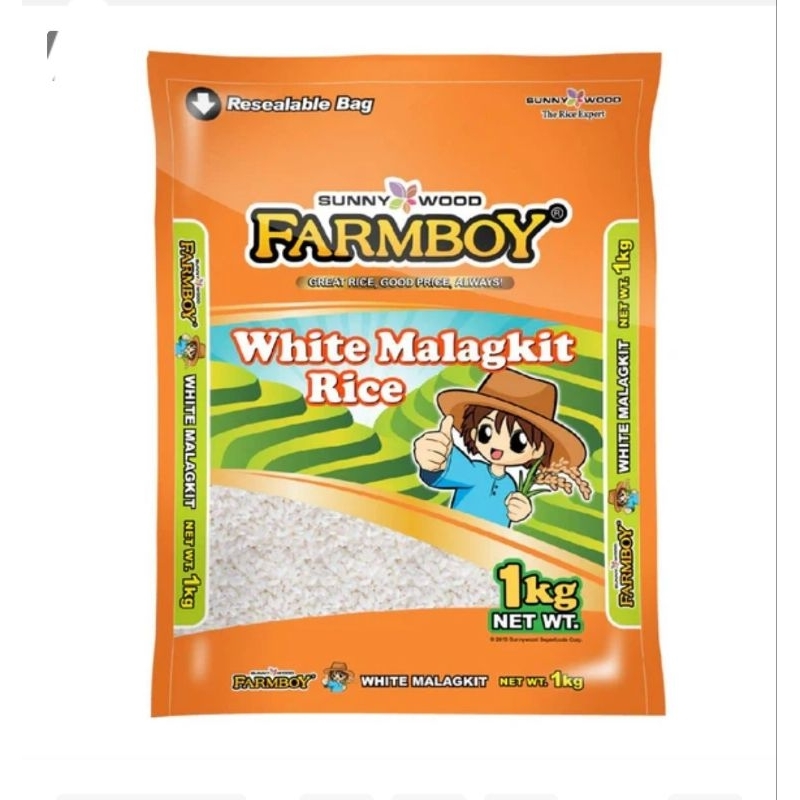 FARMBOY WHITE RICE MALAGKIT 1KG | Shopee Philippines