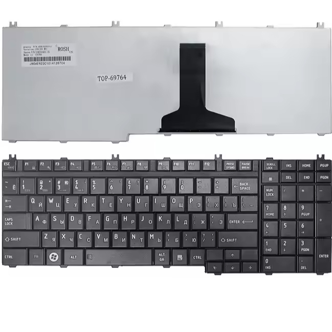 Laptop Keyboard for Toshiba Satellite A500 A505 A505D P500 P505 P505D ...