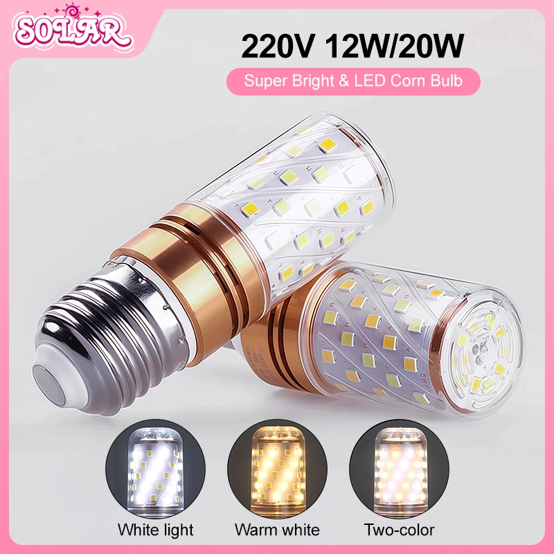 Tricolor Led Bulb E27 Color Changing Corn Bulb 3 Color Bulb Daylight ...