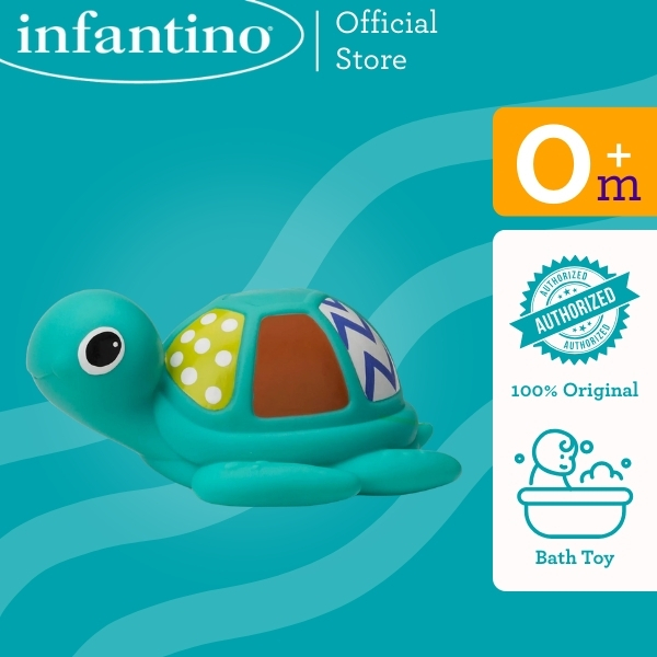 INFANTINO Jumbo Sea Squirt TURTLE™ (BPA-Free) with Anti-Mold Feature ...