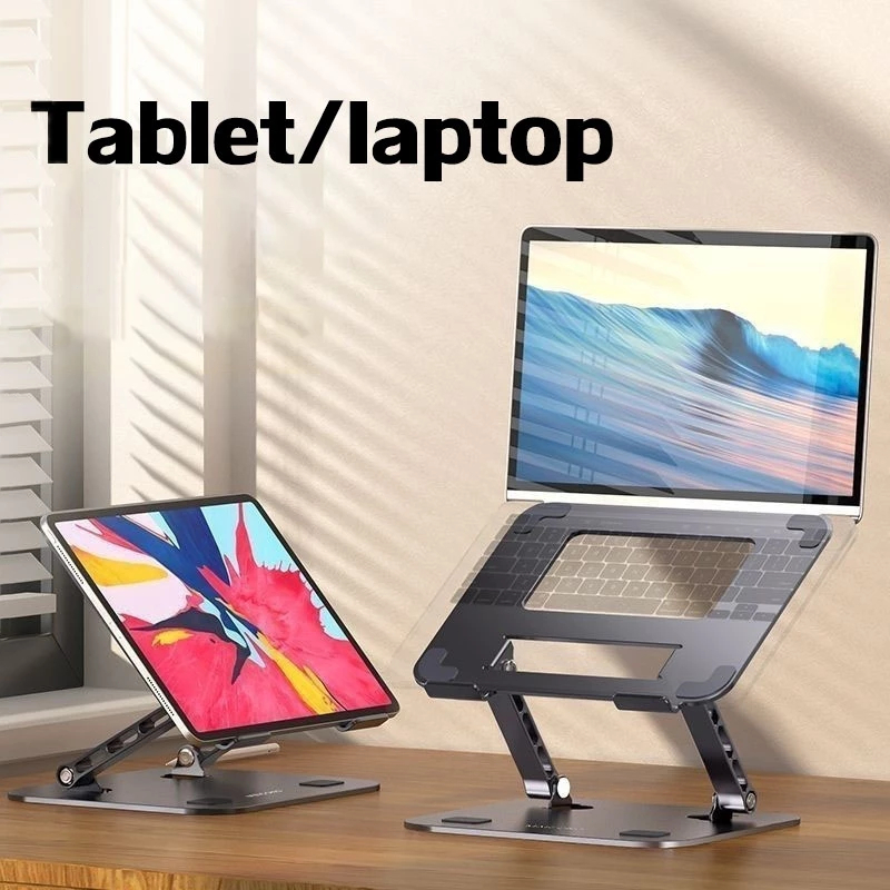Rotating 360° Laptop Stand Foldable Laptop Stand Height Adjustable ...