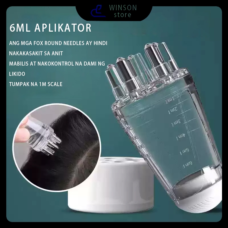 Aplikator ng anit ulo dil 1ml ball massage suklay ng buhok buhok likido ...