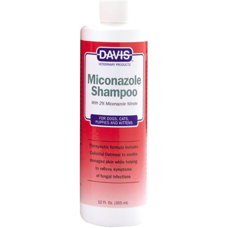 Davis Miconazole Pet Shampoo, 12 Oz helps with scaling a from seborrhea ...