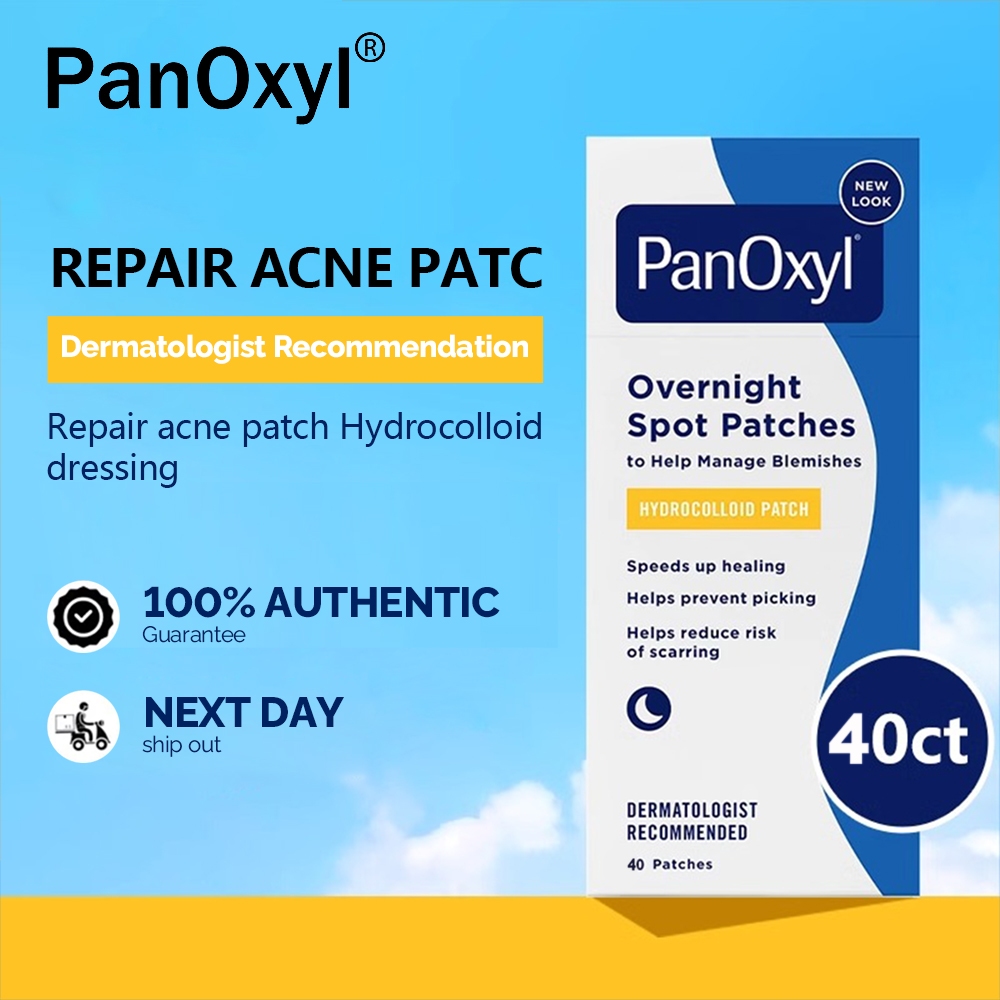 PanOxyl Overnight Spot Patches Hydrocolloid Patch 40 patches Help ...