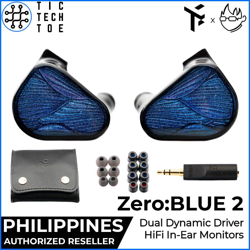 Truthear x Crinacle Zero:BLUE 2 II Dual Dynamic Driver IEM Wired HiFi ...
