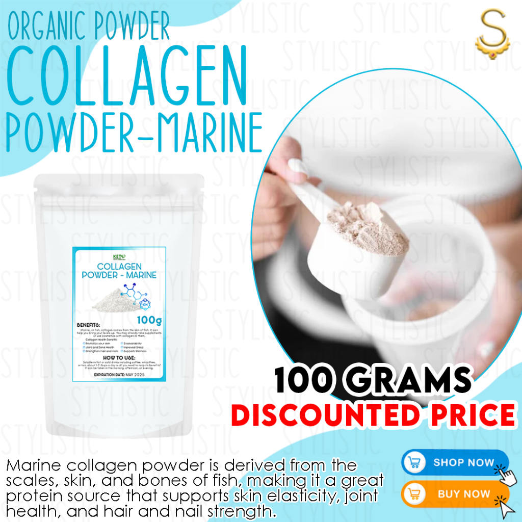 Marine Collagen Powder 100g | Shopee Philippines