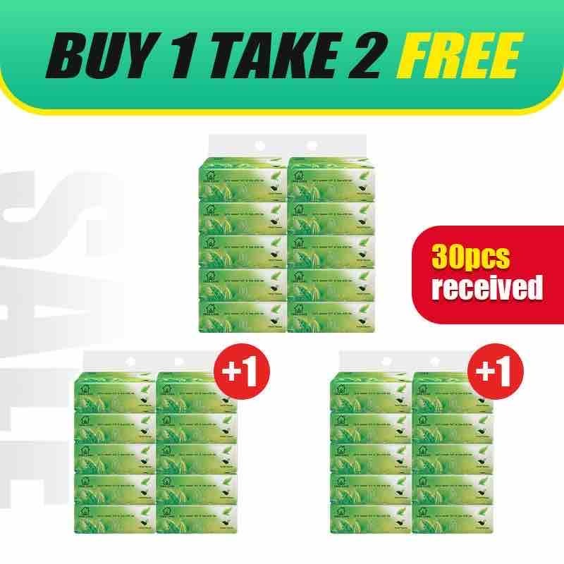 [ BUY 1 TAKE 2 ] Green Tissue 10PACK Facial Tissue order Tissue 3-Ply ...