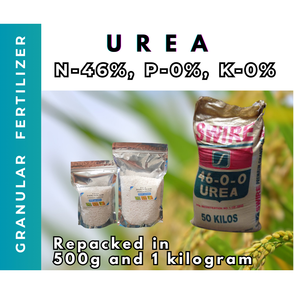 Urea Swire, 46-0-0 Granular Fertilizer Repacked in 500g and 1kg ...