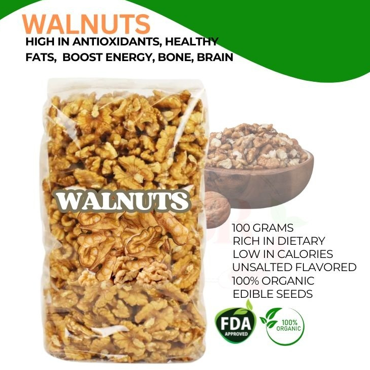 Premium Crunch Walnuts - Barin Boosting Snack Pack with Power Flavor ...