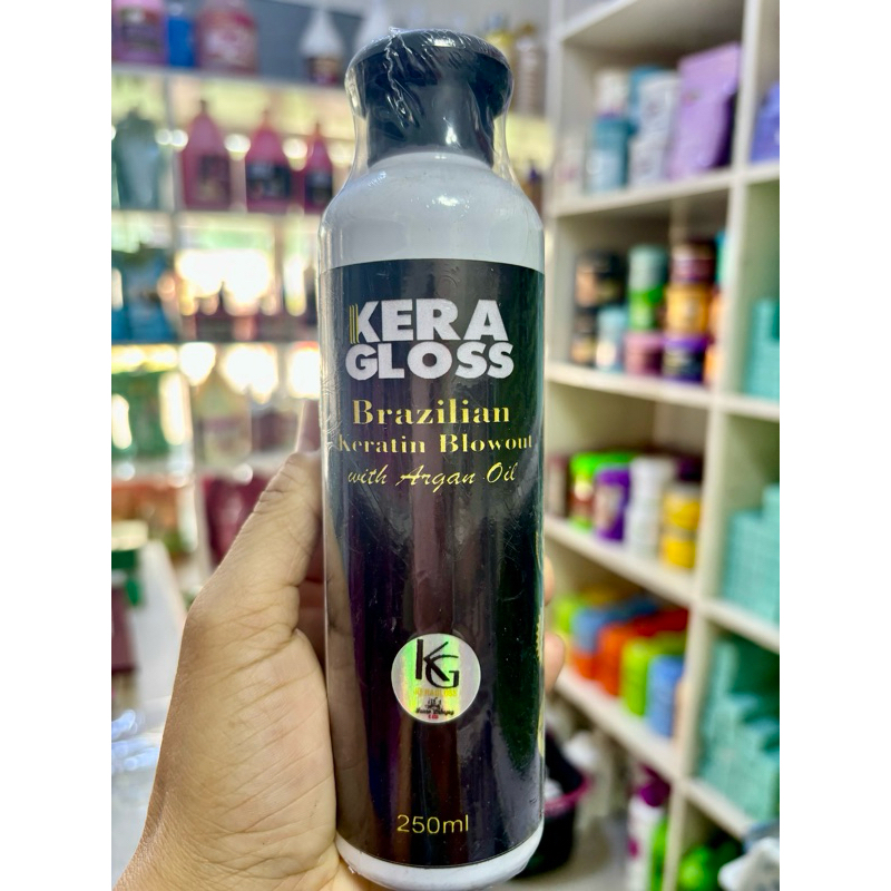 Kera Gloss Brazillian with Argan Oil 250ml (1 bottle) | Shopee Philippines