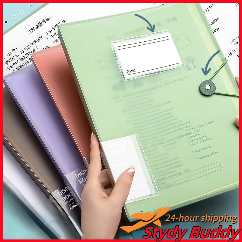 Clear Book Long/A4 File Organizer Folder Long Clear File Folder ...