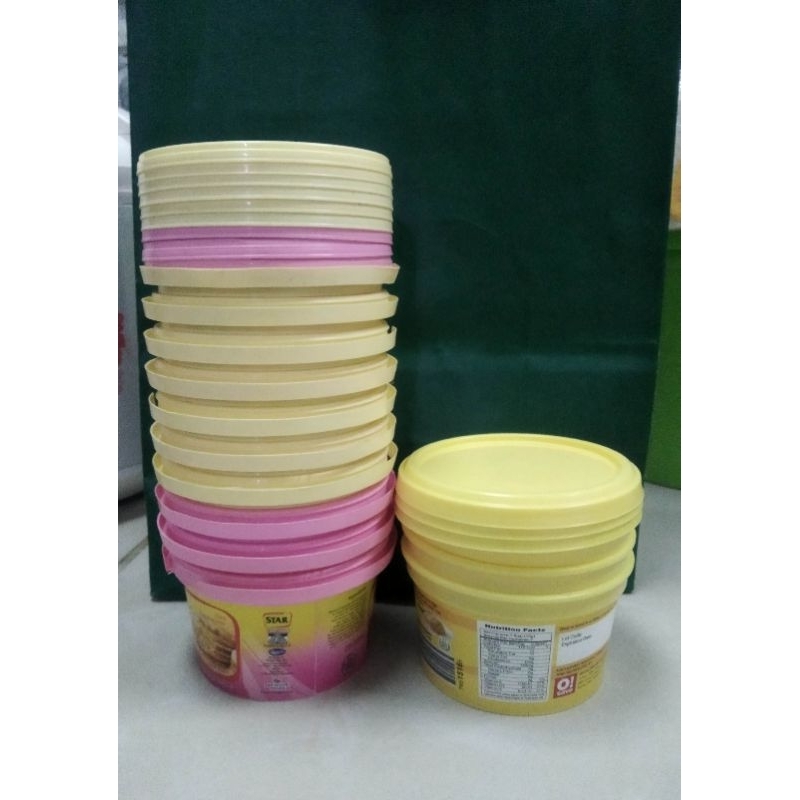 margarine container/diy crafts 6 pcs | Shopee Philippines