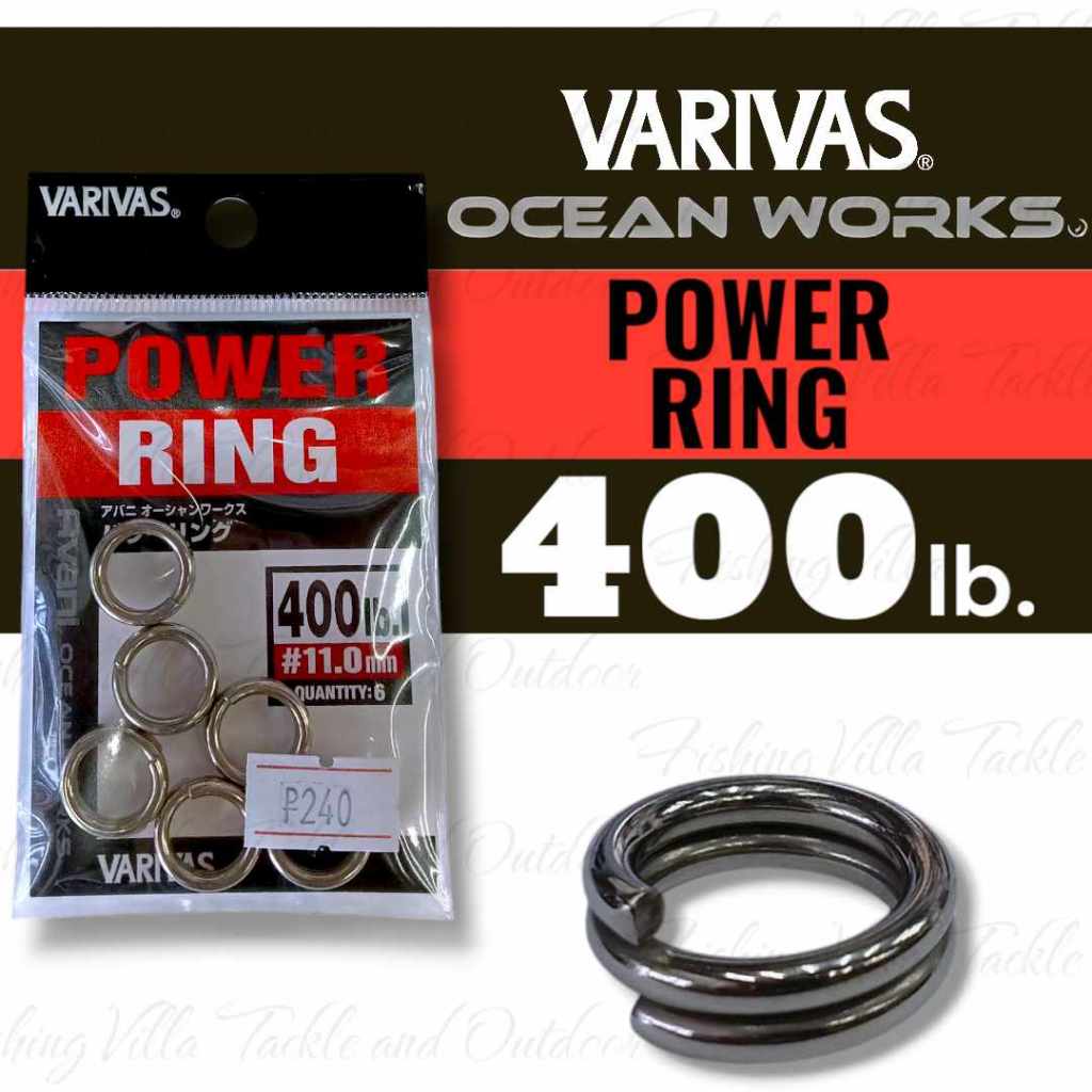 Varivas Ocean Works Power Ring Split Ring - High Quality Fishing ...