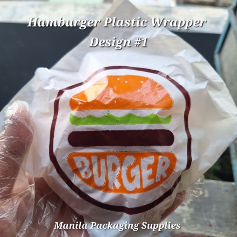 (100 pcs) Plastic Wrapper, Burger, Hotdog, Sandwich | Shopee Philippines