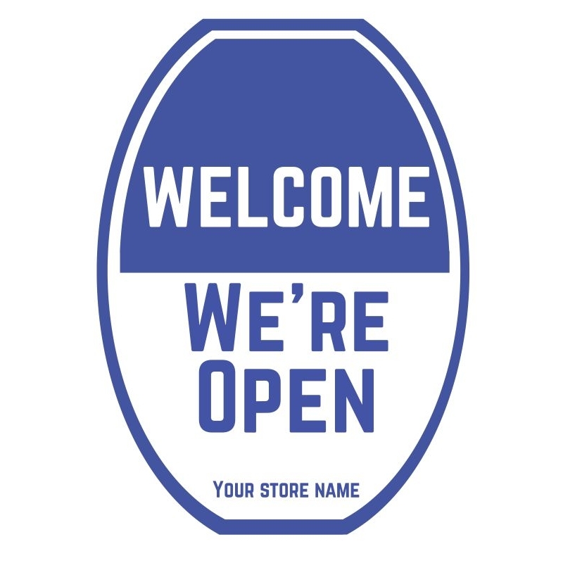 Open and Closed Signage Back to Back Customizable Plastic | Shopee ...