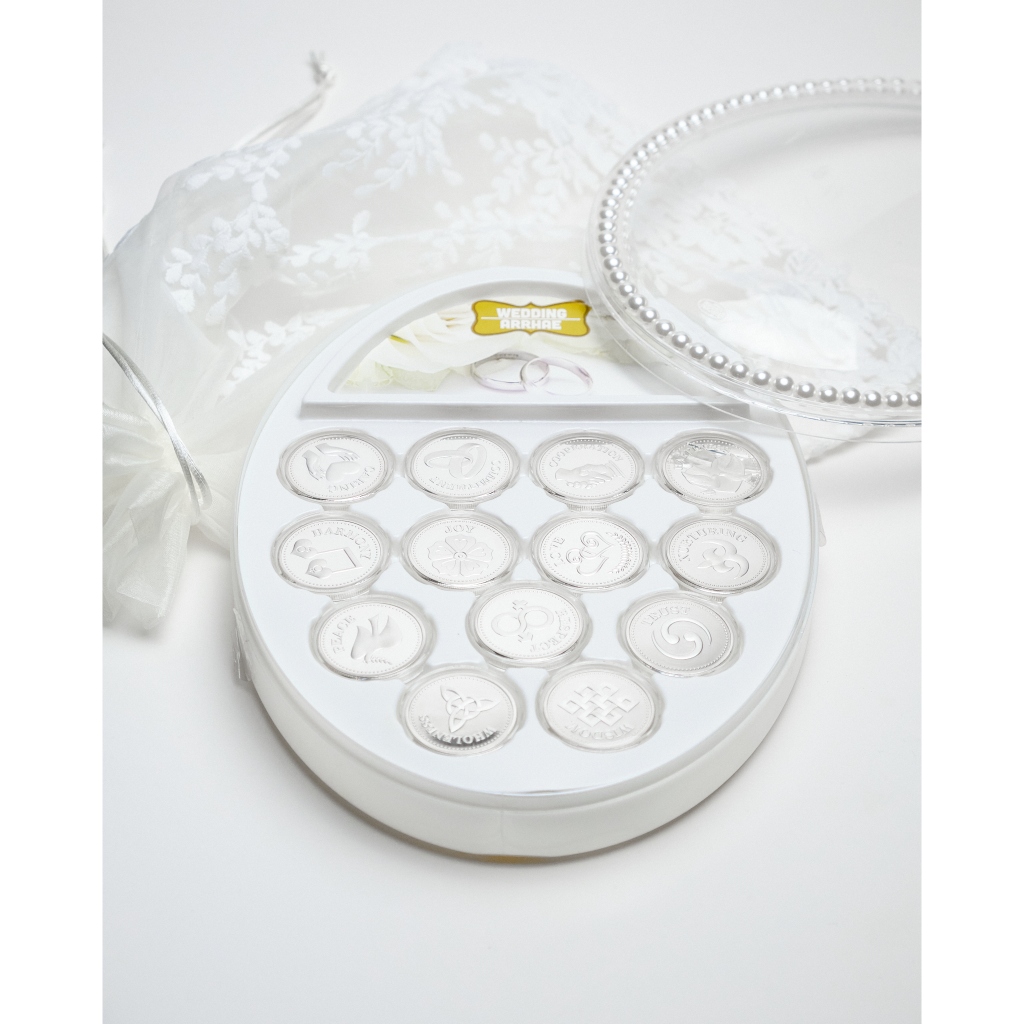 Wedding Arrhae | Arras Coins | Coin Bearer Coins | Unity Coins Silver ...