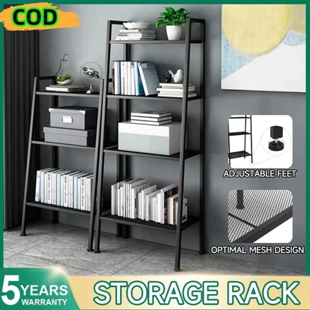 3/4 /5Layers Organizer Rack Book Shelf Metal Shelf Storage Rack Nordic ...