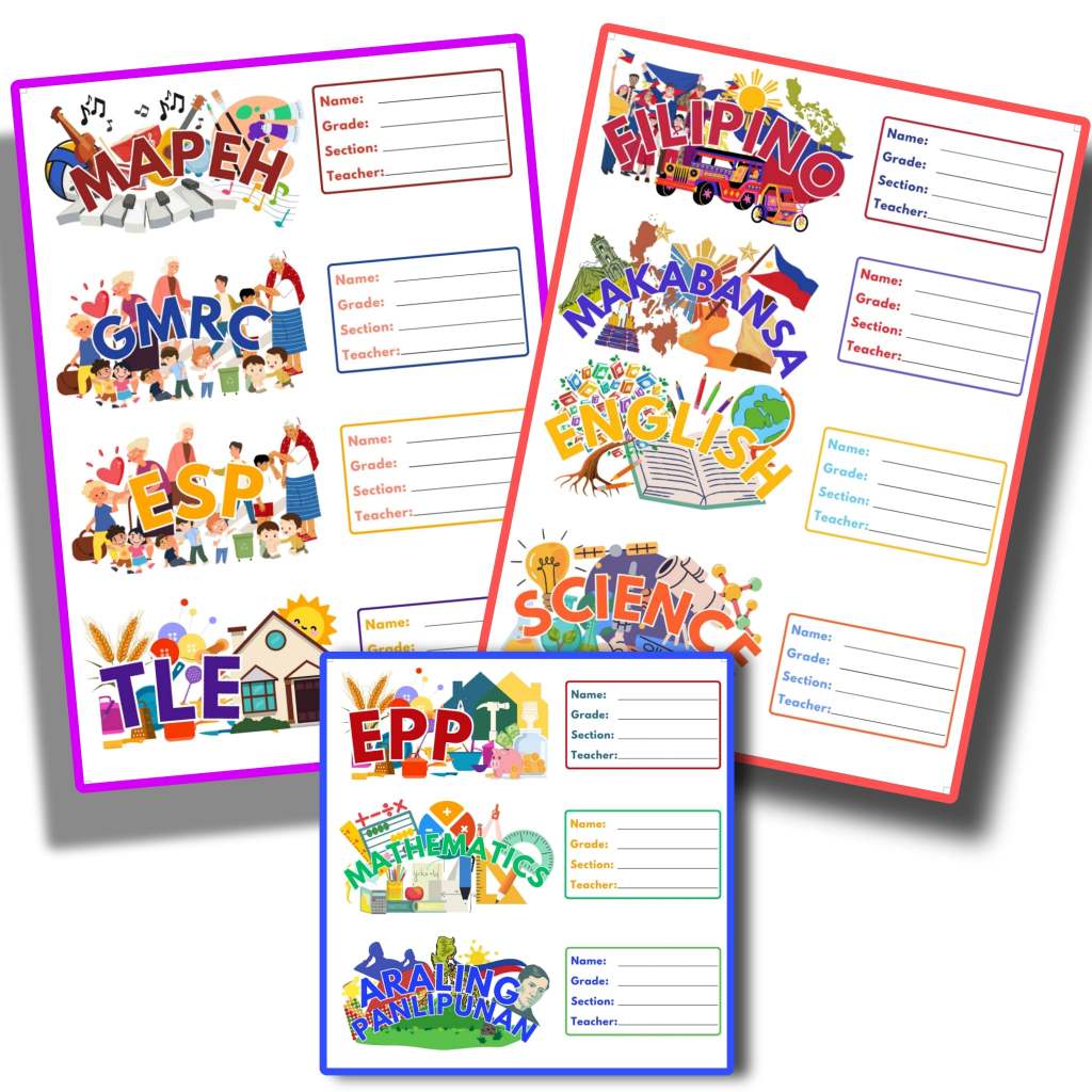 Trending Subject label sticker | easy peel | waterproof | Shopee ...