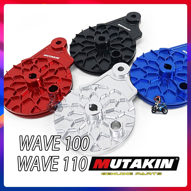 MUTAKIN WAVE 100/XRM110/XRM125 CNC Rear Hub Panel Silver,Black,Blue,Red ...