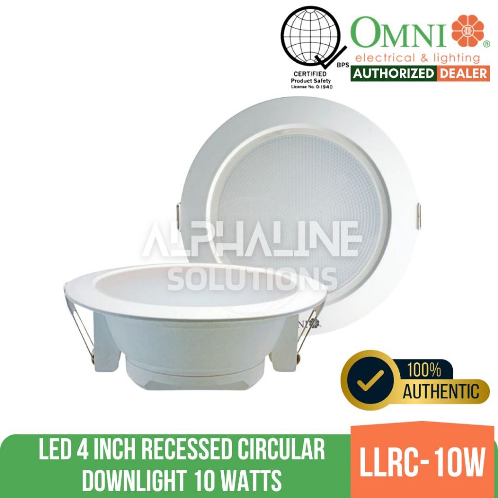 Omni LED Recessed Circular Downlight (10W | 15W | 20W | 25W) Daylight ...