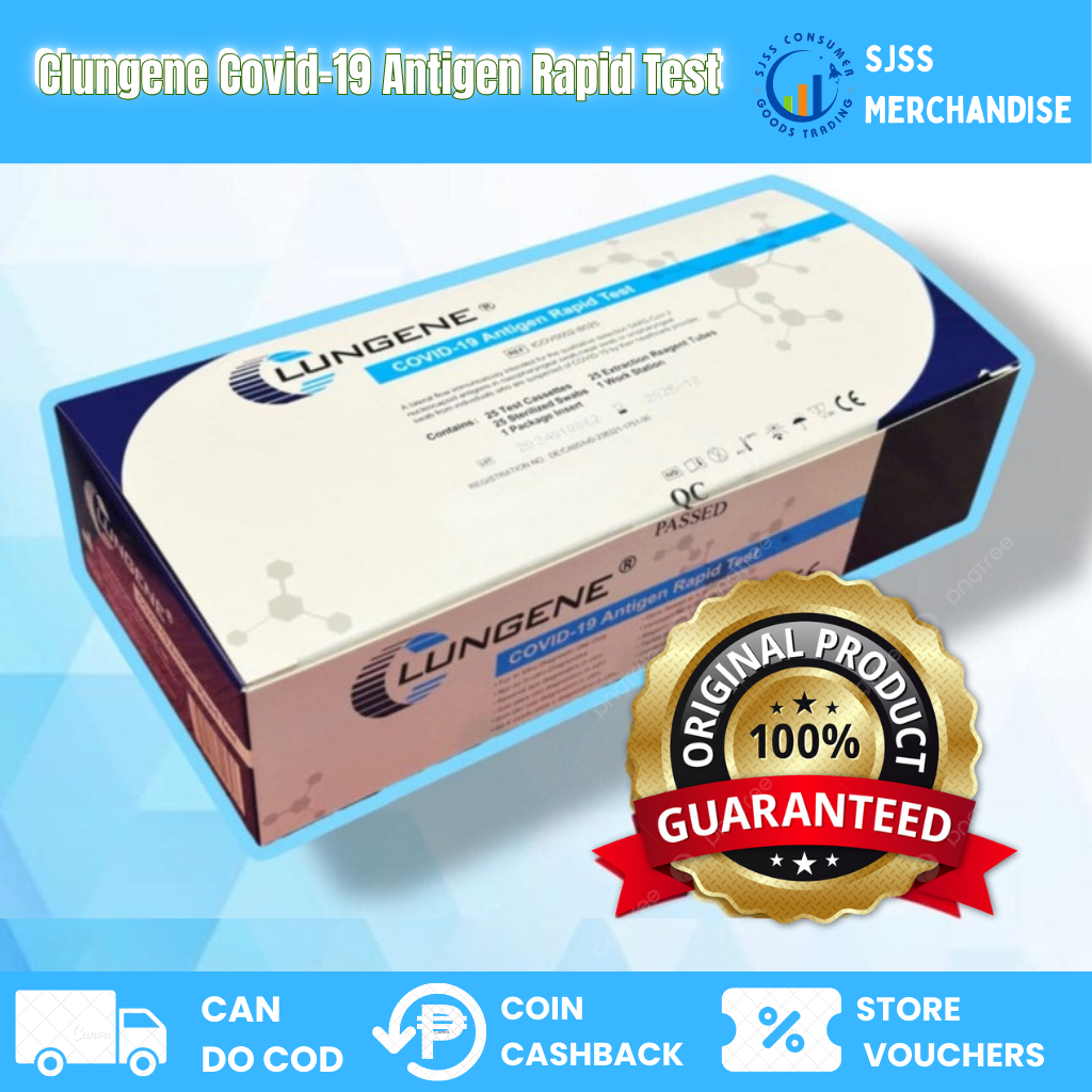 Nasal Self Testing Kits Clungene (25pcs) Clungene COVID-19 Rapid ...