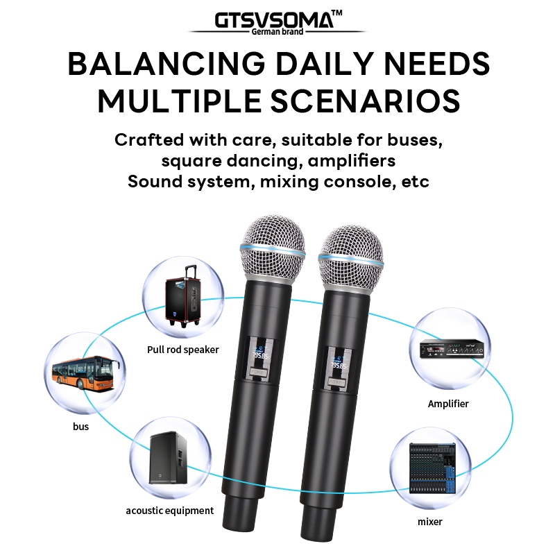 A high-end wireless microphone, floating microphone, imported ...