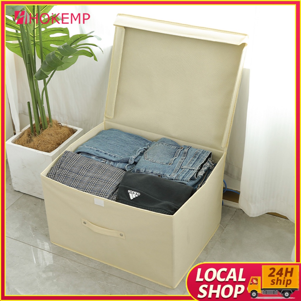 Extra Large Foldable Clothes Organizer Storage Box Collapsible Drawer ...