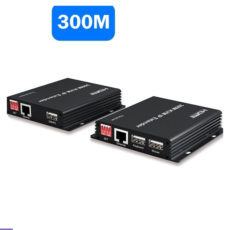 300M HDMI Extender over IP RJ45 Cat6 Cable 1080P HDMI to Ethernet ...