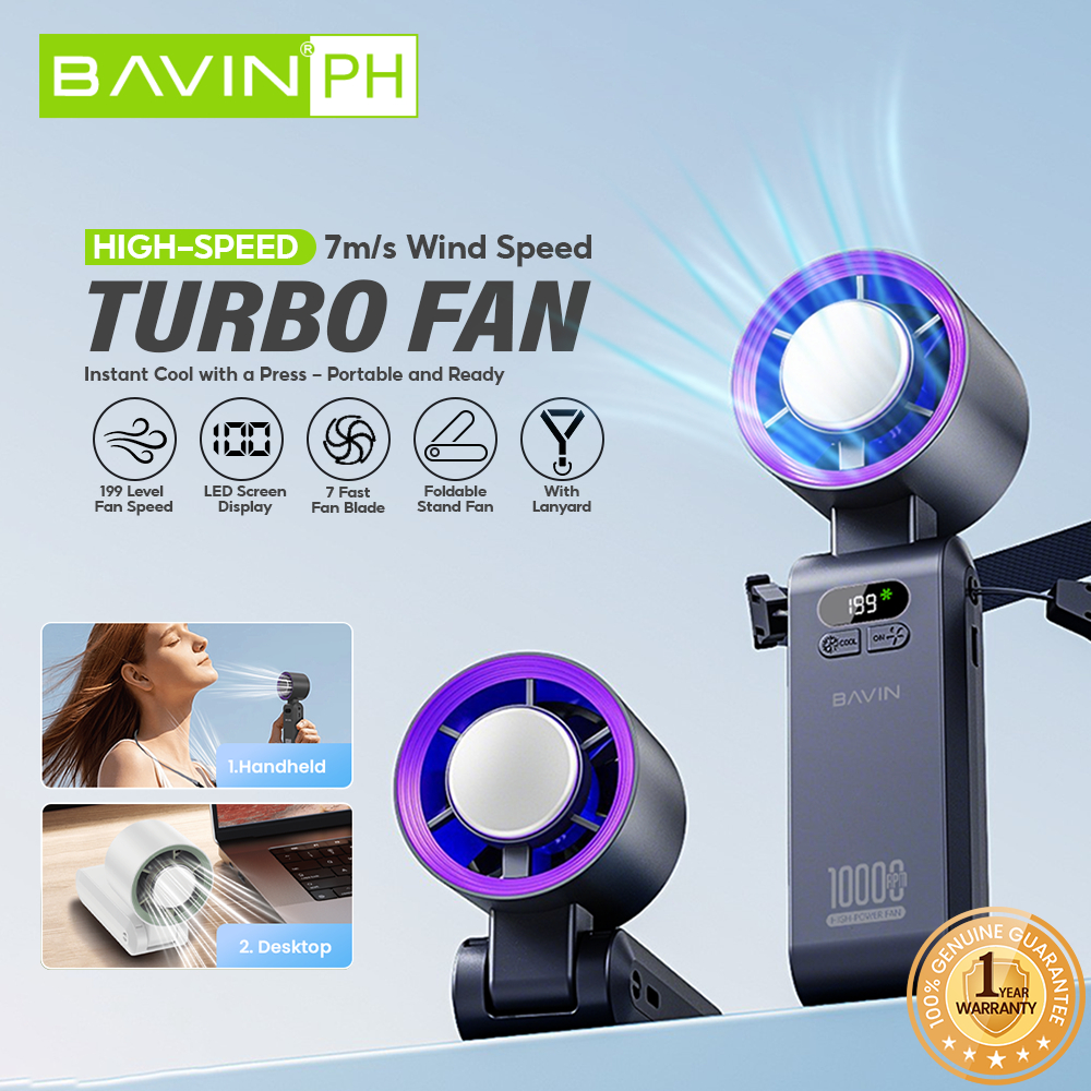 BAVIN BF004 Foldable Mini Turbo Refrigeration Cooling Portable Handheld ...