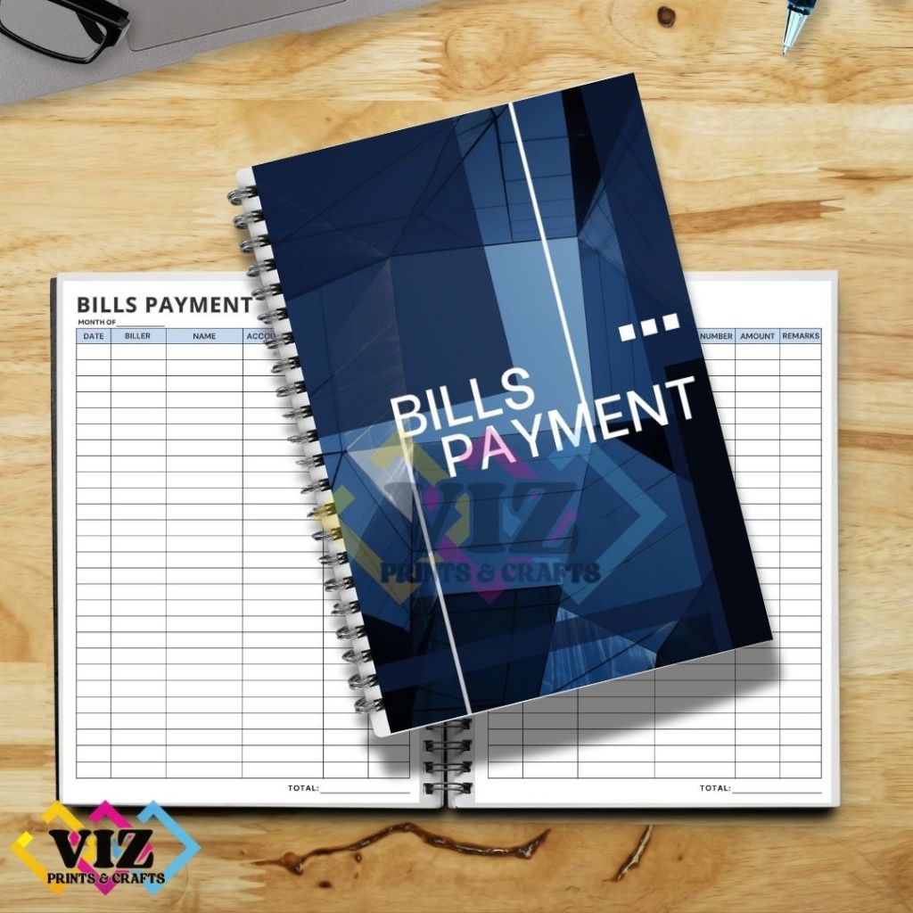 Bills Payment Notebook / Log Book / Journal / Tracker | Shopee Philippines