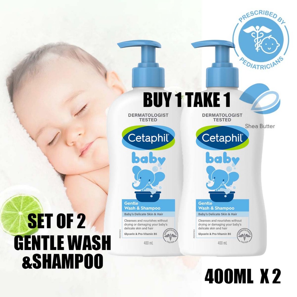 NEW Cetaphil Baby Gentle Wash & Shampoo 400ml | Shopee Philippines