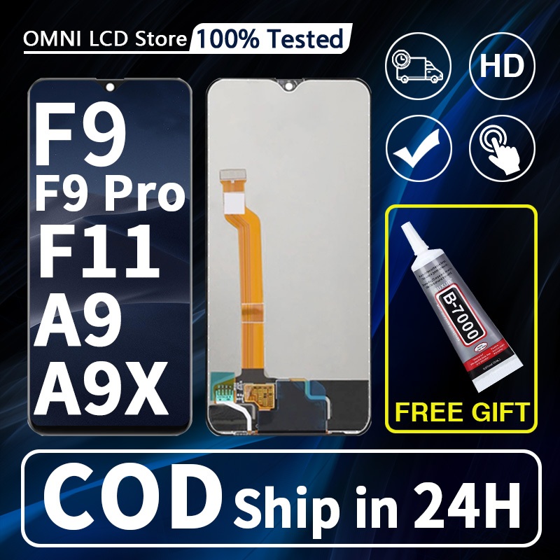 LCD For OPPO F9 / F11 / F9 pro / A9 / A9X / set full screen replaceme | Shopee Philippines