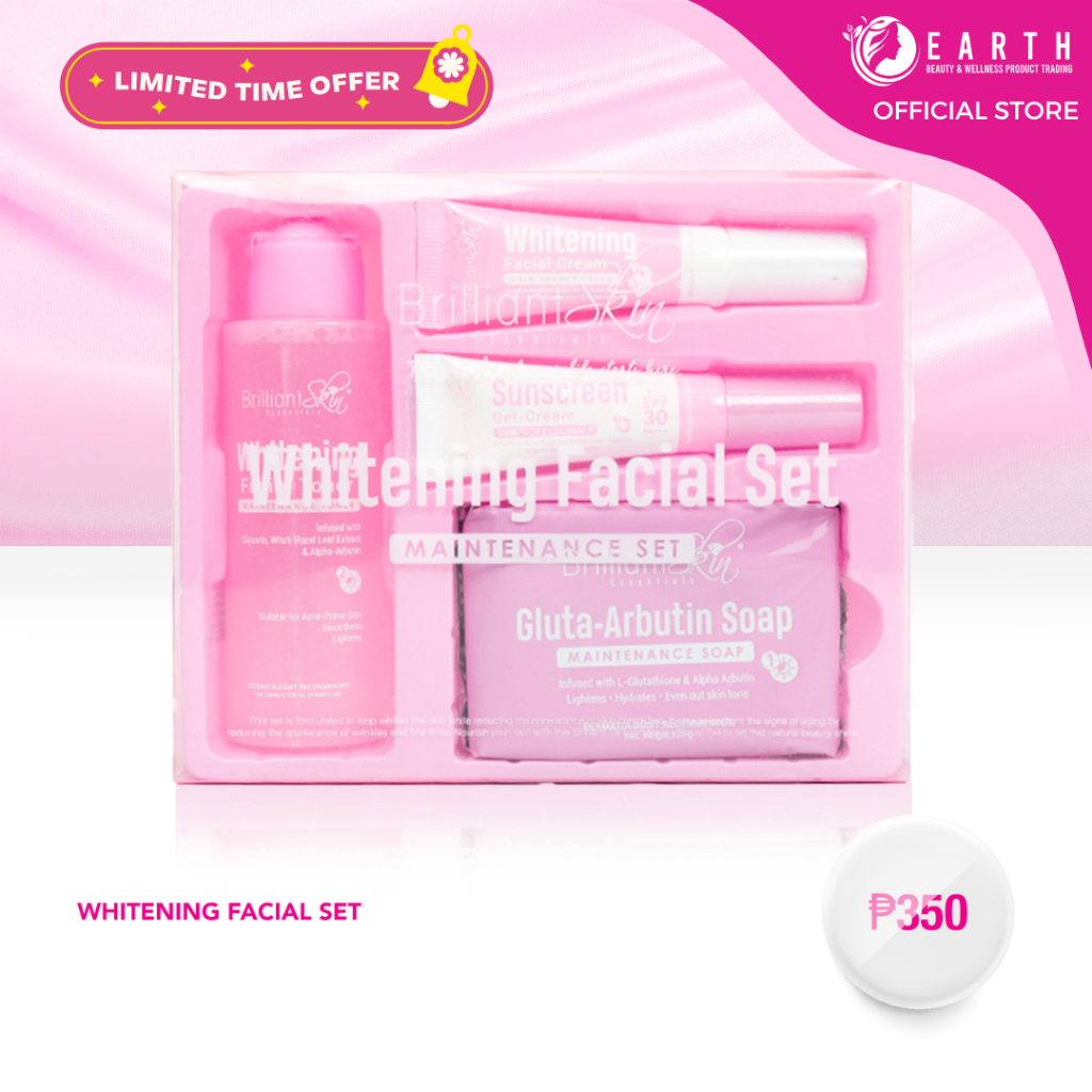 BRILLIANT SKIN Whitening Facial Set | New And Improved Packaging ...