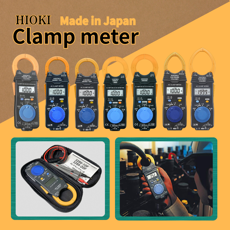 HIOKI Clamp Meter Series - Compact AC/DC Current & Voltage Tester with ...