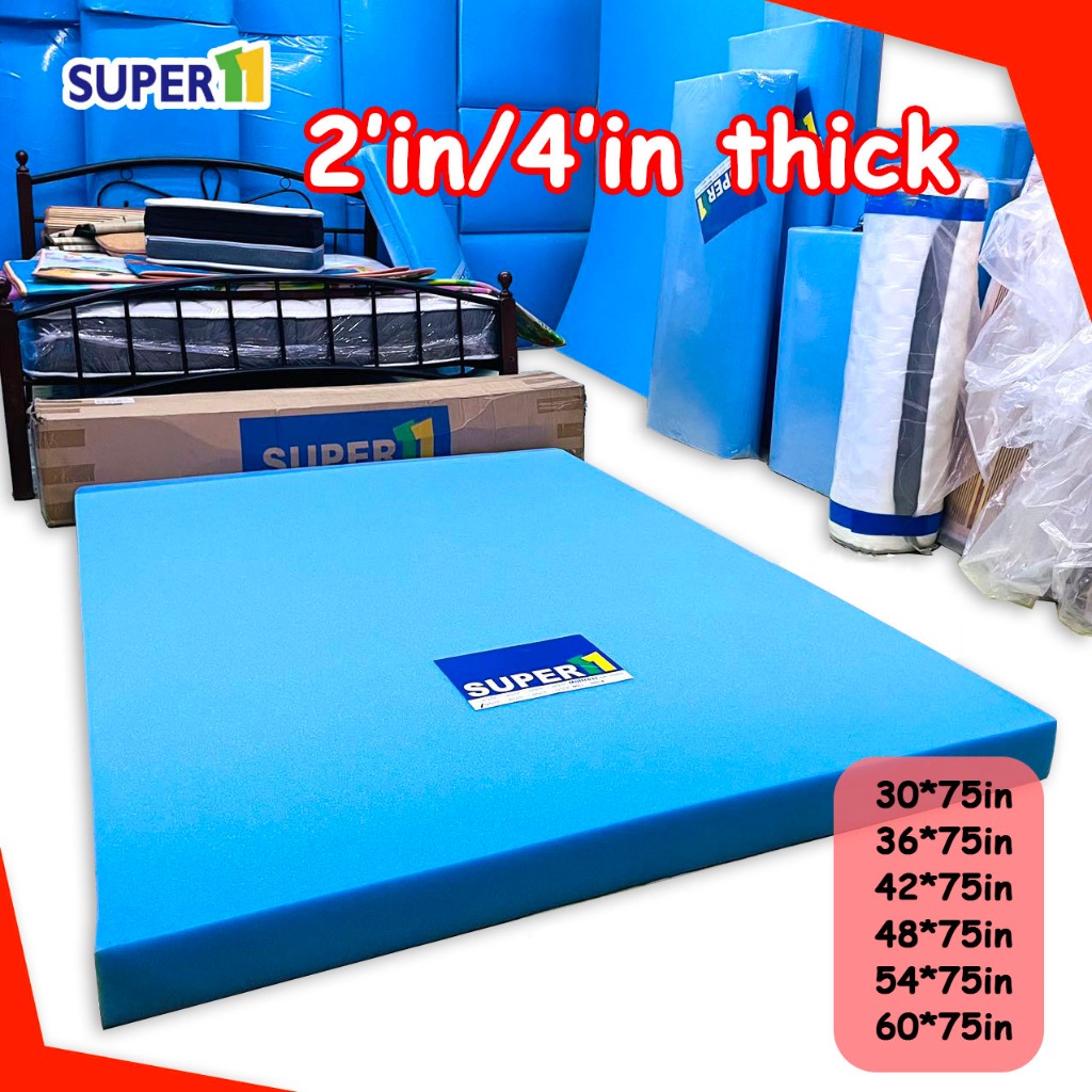 Foam Bed Soft Mattress without Cover Single/Double/Queen/King Size 2/4 ...