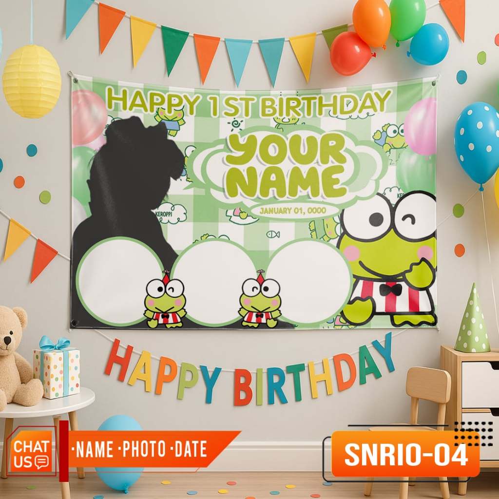 CMYK Customized/Personalized Tarpaulin Sanrio Kuromi Design Birthday ...