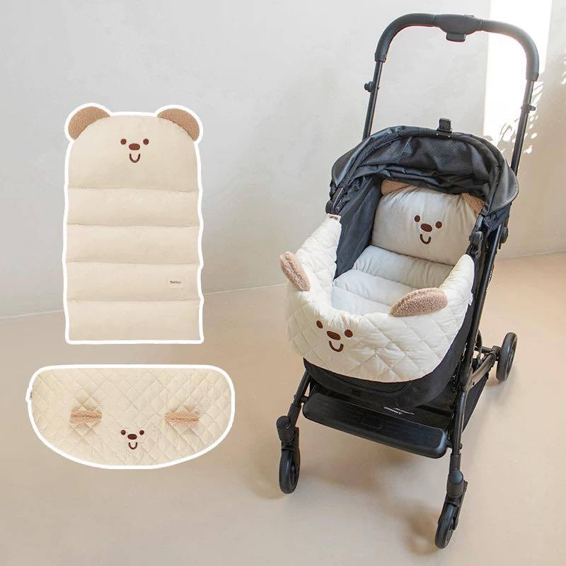 Betterdog Bear Dog Magnetic Stroller Comforter Stroller Liner Stroller ...