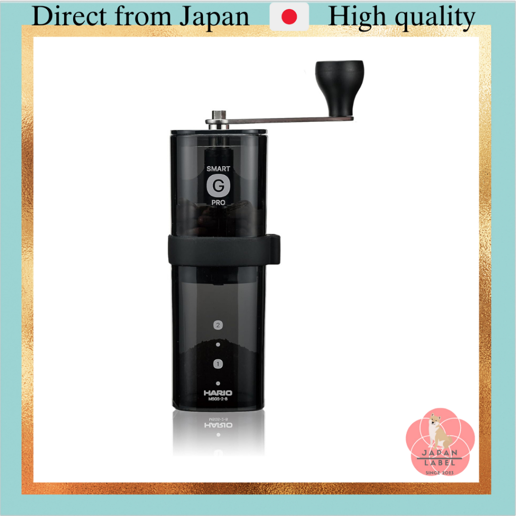 HARIO MSGS-2-B Smart G PRO Coffee Grinder, 0.8 oz (24 g), Transparent ...