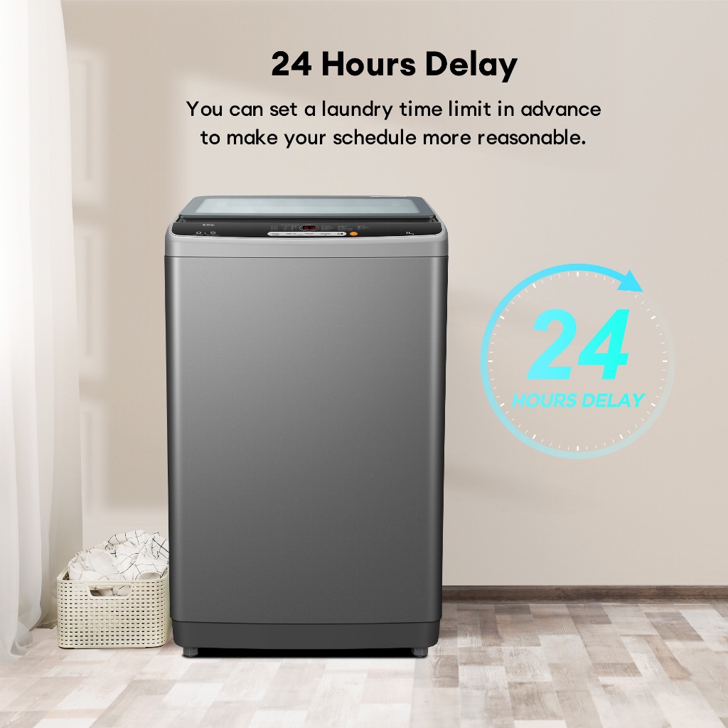 TCL P71 Series Inverter Top Load Fully Automatic Washing Machine - 9KG, 10KG Capacity | Shopee ...