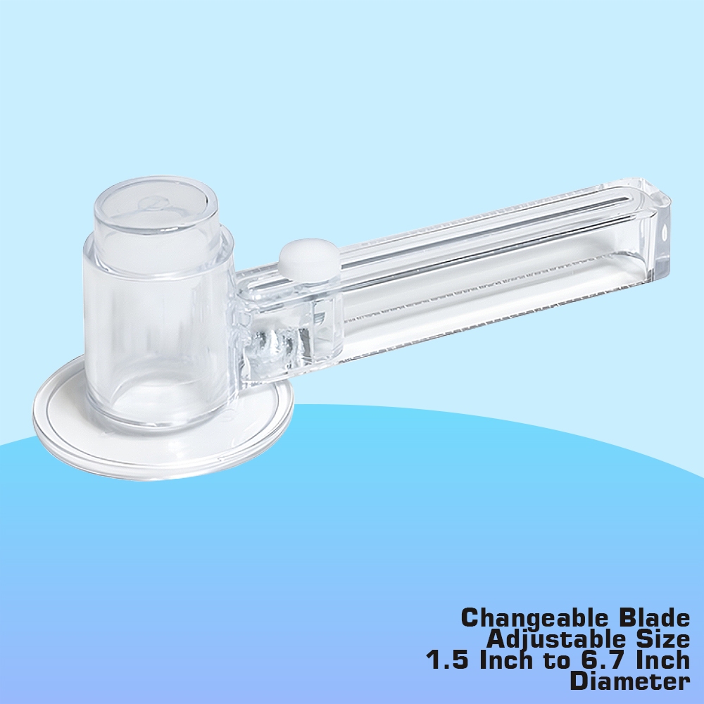 Plastic Circle Cutter For Button Pin Making , Cutting Size Adjustable ...