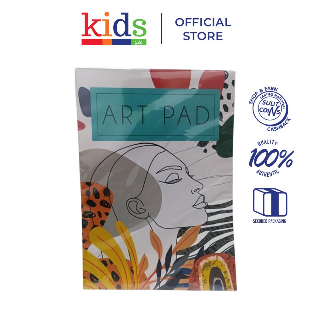 ART PAD 2 A4 25 LEAVES - Kids Ink | Shopee Philippines