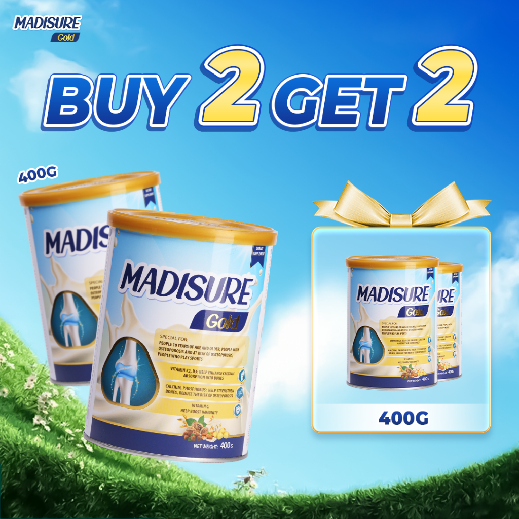 Madisure Gold Milk for Bones and Joints Athritis Supplement Reduce Knee ...