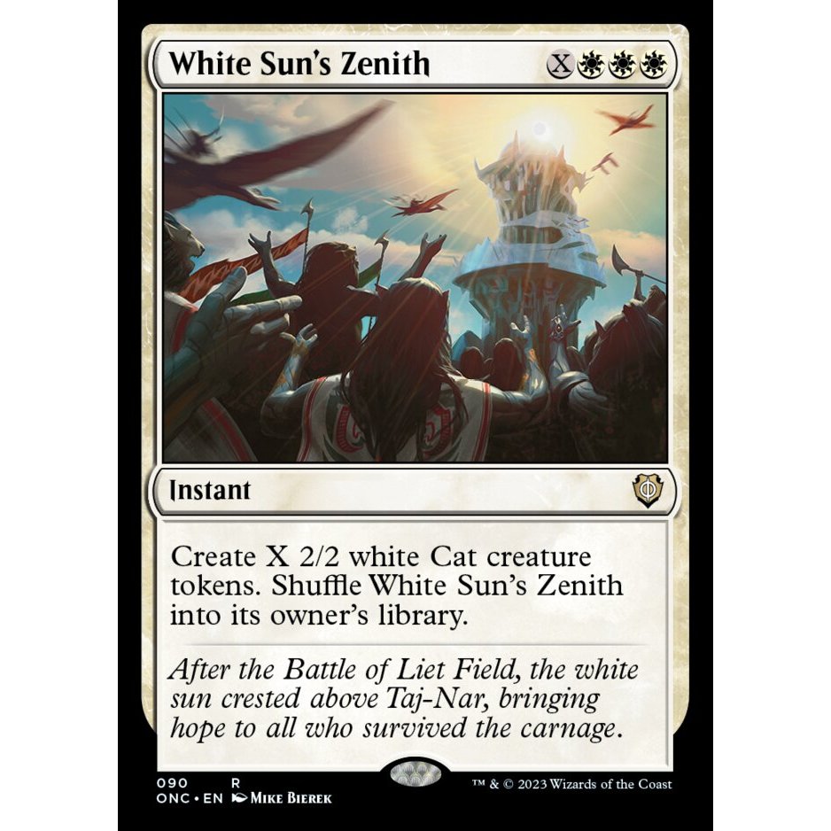 WHITE SUN'S ZENITH MAGIC THE GATHERING TCG | Shopee Philippines