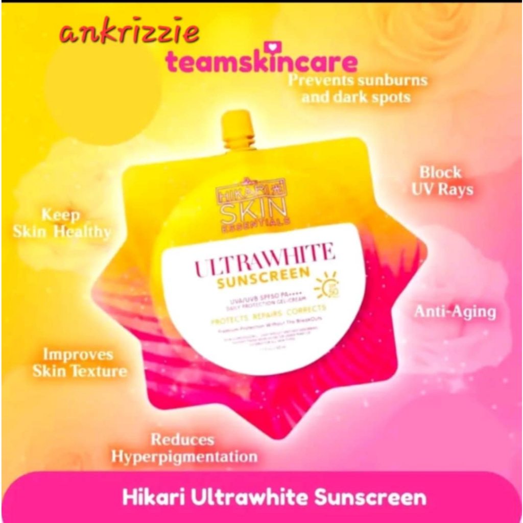 Hikari Ultra fresh sunscreen spf50+++ (1pc) | Shopee Philippines