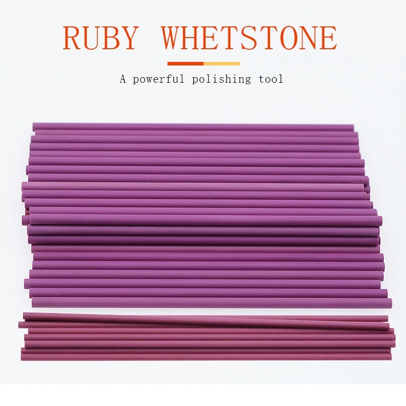 Genuine 3000-mesh ruby rod, cylindrical oilstone, super hard, fine ...