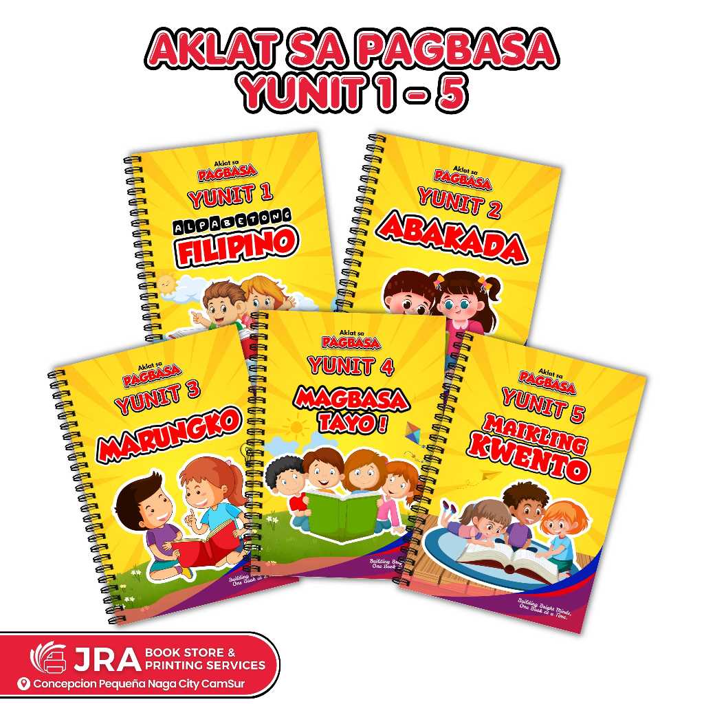 Filipino Reading Workbook Yunit 1-5 | Abakada, Marungko, Kwento ...